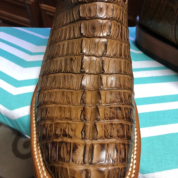 Lucchese | Shoes | Mens Lucchese Crocodile Boots | Poshmark