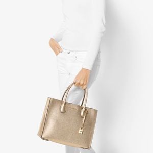 Michael Kors | Bags | Michael Kors Mercer Convertible Large Leather ...
