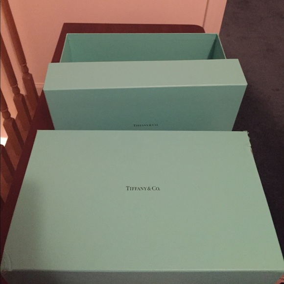 Tiffany & Co. | Accessories | Tiffany Co Large Boxes With Ribbon | Poshmark