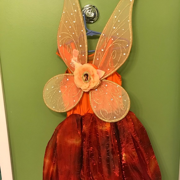 Disney | Costumes | Disney Store Fawn Fairy Dress And Wings | Poshmark
