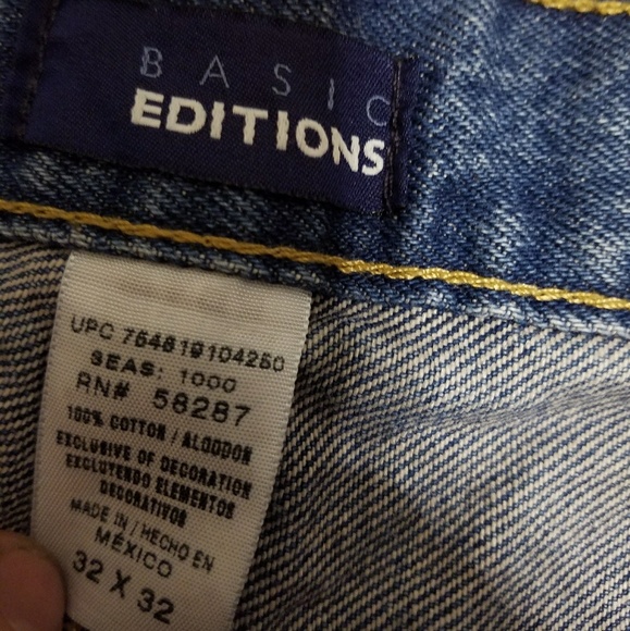 Basic Editions | Jeans | Retro Style Blue Jeans | Poshmark