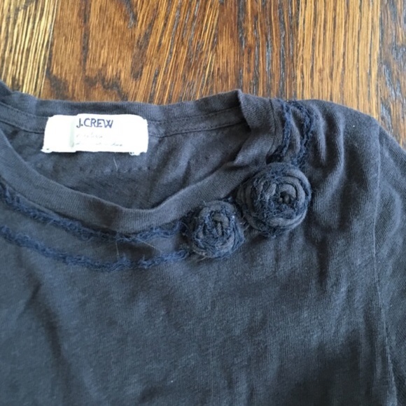 J. Crew | Tops | Jcrew Chocolate Brown Rosette Shirt Size Medium | Poshmark