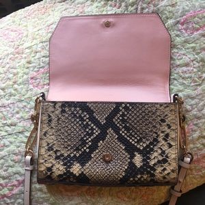 Coach | Bags | Coach Snake Embossed Leather Crossbody | Poshmark