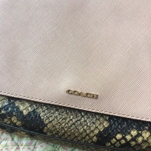 Coach | Bags | Coach Snake Embossed Leather Crossbody | Poshmark