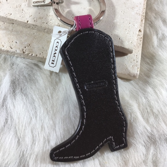 Coach | Accessories | Coach Western Boot Leather Key Ring | Poshmark