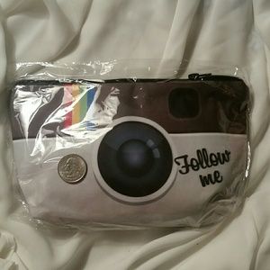 Makeup | New Follow Me Instagram Camera Logo Makeup Bag | Poshmark