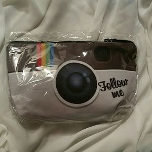 Makeup | New Follow Me Instagram Camera Logo Makeup Bag | Poshmark