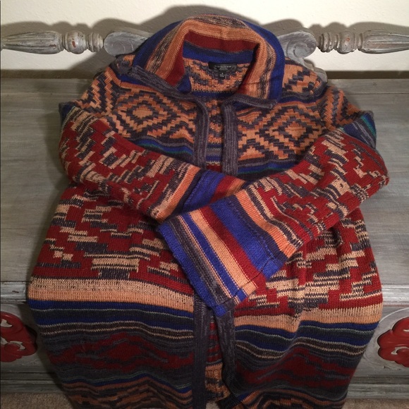 Spense | Sweaters | Soldspense Aztec Western Boho Chunky Sweater | Poshmark