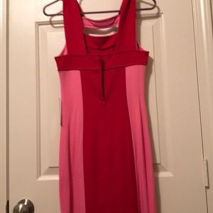 2B.Rych | Dresses | Pink And Red Cut Out Dress | Poshmark