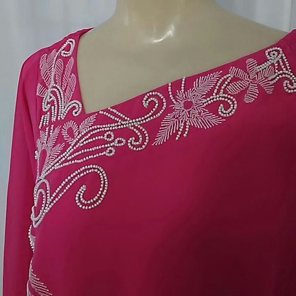 TUNIQUE | Tops | Tunique Exquisite Beautifully Beaded Tunic | Poshmark