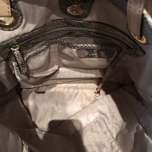 Michael Kors | Bags | Michael Kors Python Tote | Poshmark