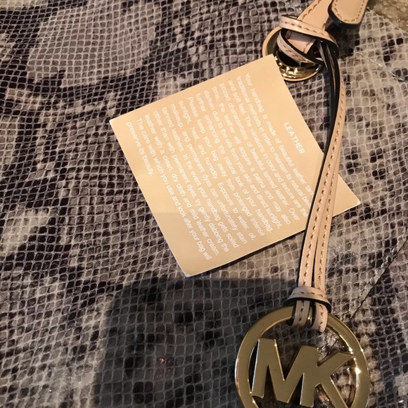 Michael Kors | Bags | Michael Kors Python Tote | Poshmark