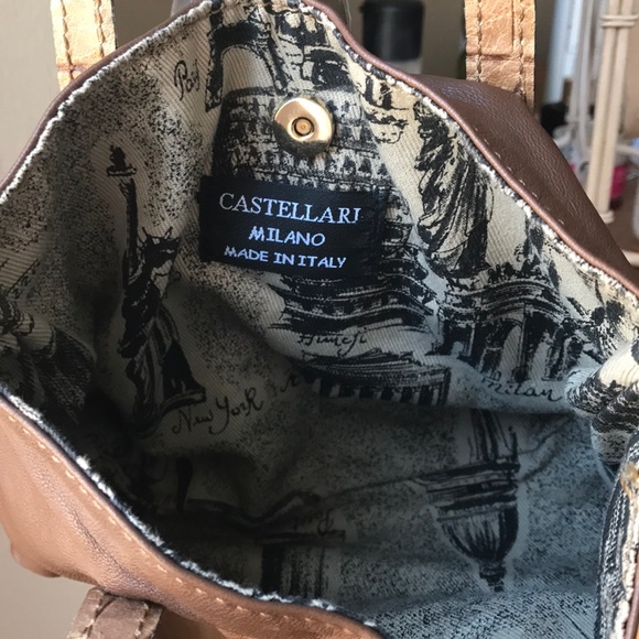 castellari Milano | Bags | Castellari Made In Italy Leather Mini Bag ...