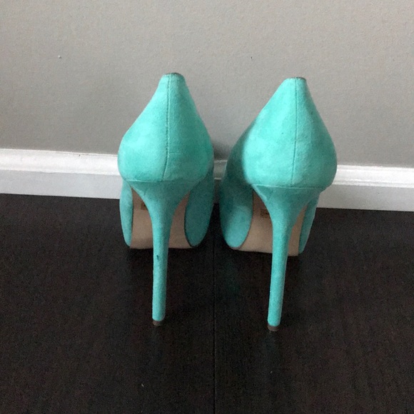Shoes | Aqua Blue Heels | Poshmark