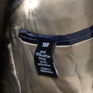 Bar III | Suits & Blazers | Bar Iiibeige Twill 2vent 2button Blazer 36r ...