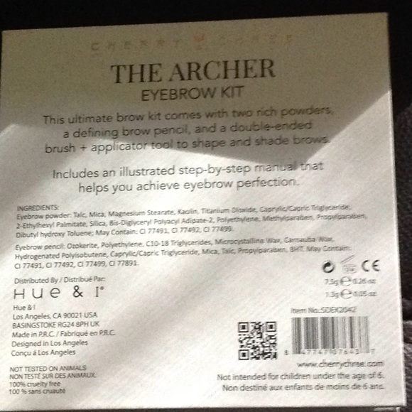 cherry chree | Makeup | The Archer Eyebrow Kit From Cherry Chree | Poshmark