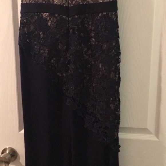Lipsy VIP | Dresses | Lipsy Vip Navy Lace Maxi Dress | Poshmark