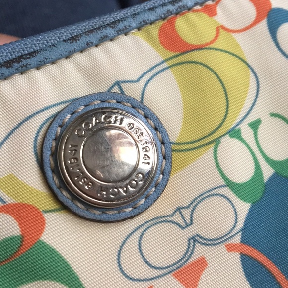 Coach | Bags | Rare Optic Butterfly Coach Purse Matching Wallet | Poshmark