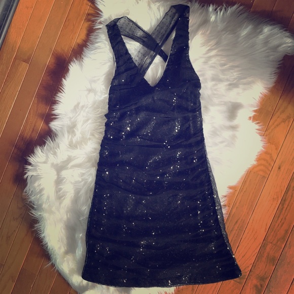 Express | Dresses | Sparky Mesh And Sequins Dress From Express | Poshmark