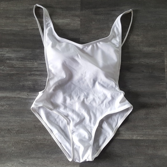 Swim | White Basic Baywatch Monokini | Poshmark