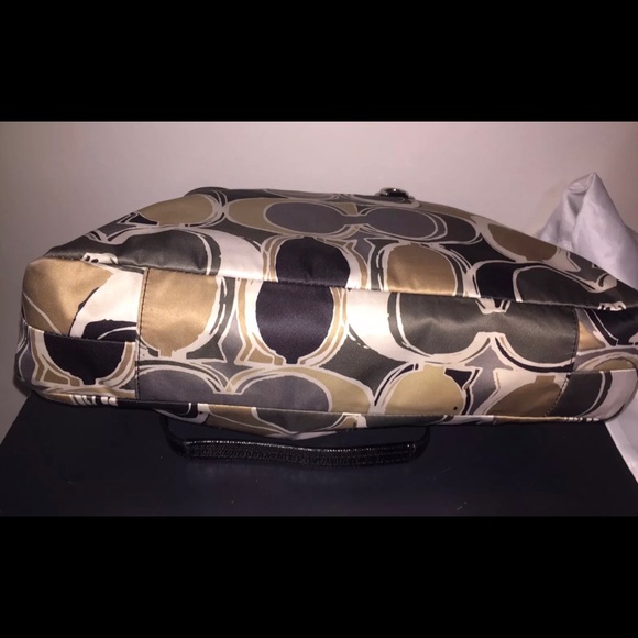 Coach | Bags | Coach Signature Scarf Print Neutral Color Tote | Poshmark
