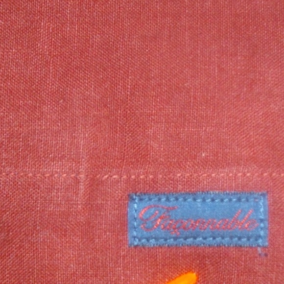 Faconnable | Tops | Red Faconnable Medium Long Sleeve Casual Shirt ...