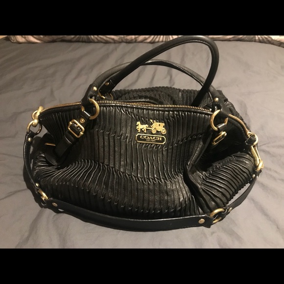 Coach | Bags | Coach Madison Gathered Leather Sophia Satchel | Poshmark