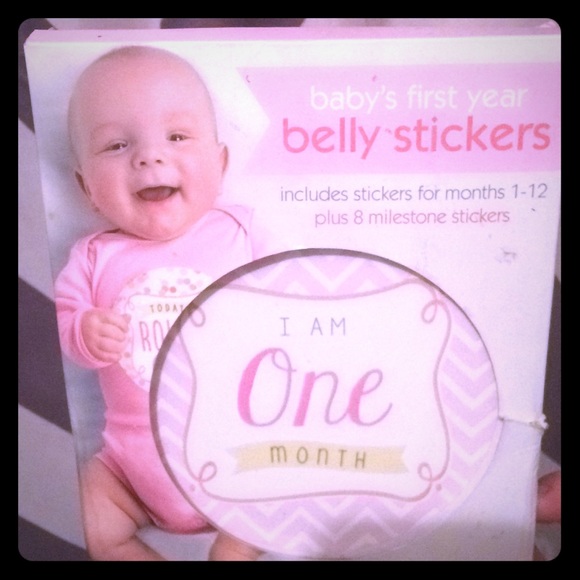 Other | Babys 1st Year Belly Stickers | Poshmark