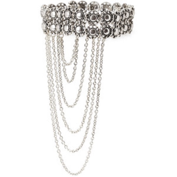 Forever 21 | Jewelry | Silver Chain Upper Arm Cuff | Poshmark