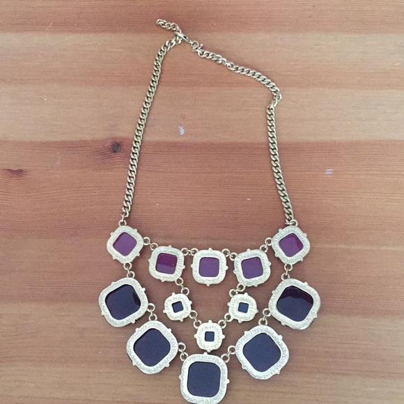 Jewelry | Purple Statement Necklace From Target | Poshmark