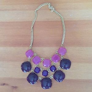 Jewelry | Purple Statement Necklace From Target | Poshmark