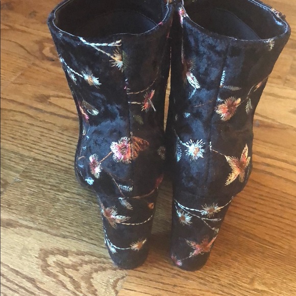 SoMe | Shoes | New Some Aubrey Crushed Velvet Bootie | Poshmark