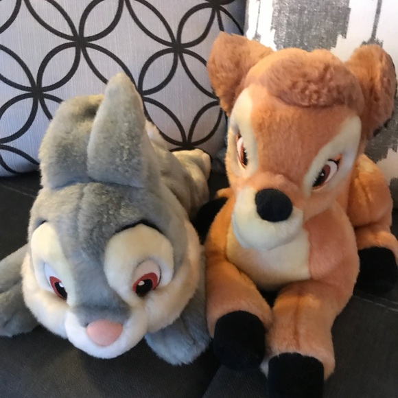 Other | Bambi And Thumper Disney Stuff Animals | Poshmark