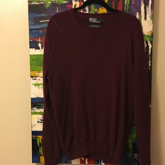 Ralph Lauren | Sweaters | Mens Wine Ralph Lauren Sweater | Poshmark