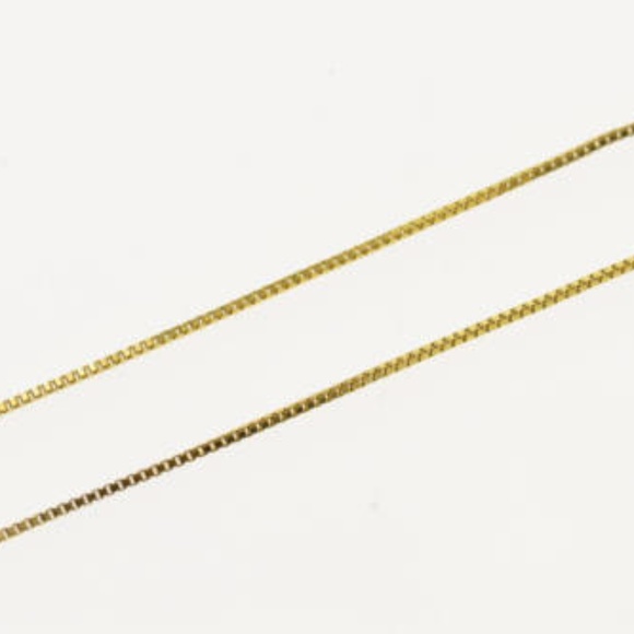 Jewelry | 14k Solid Yellow Gold Box Chain 16 Or 18 Inches | Poshmark