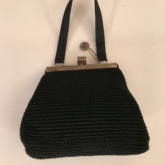 The Sak | Bags | The Sak Black Cloth Silver Metal Frame Mini Bag | Poshmark