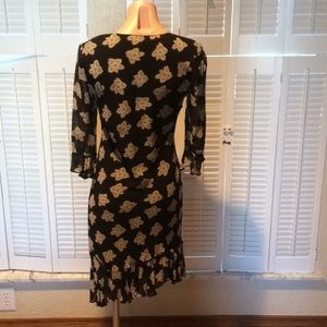 Eva Blue | Dresses | Eva Blue Petite Sheer Beaded Dress | Poshmark