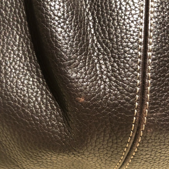 LOFT | Bags | Brown Pebbled Leather Loft Purse | Poshmark