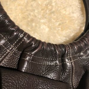 LOFT | Bags | Brown Pebbled Leather Loft Purse | Poshmark