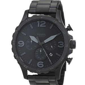 Fossil | Accessories | Mens Jr41 Nate Stainless Steel Watch | Poshmark