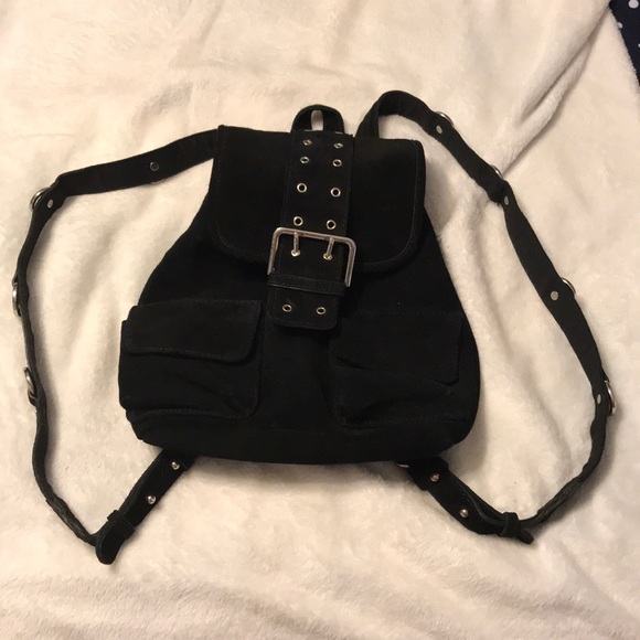 Urban Outfitters | Bags | Nwt Urban Outfitters Black Suede Mini ...