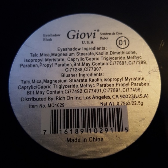 Giovi USA | Makeup | New Giovi Shimmer Eyeshadow And Blush Palette ...