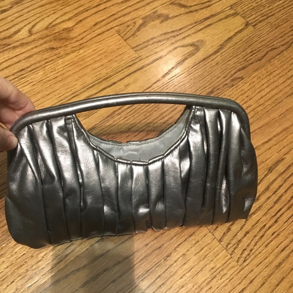 Bags | Cocktail Silver Purse Clutch | Poshmark