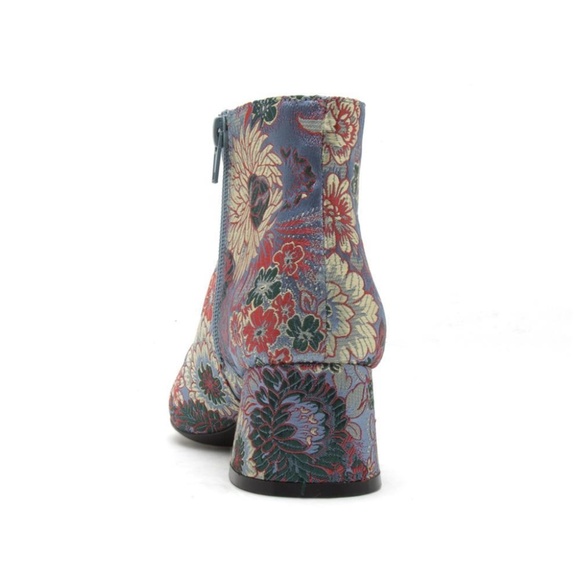 Qupid | Shoes | New Womens Fancy Blue Multicolor Boots Booties | Poshmark
