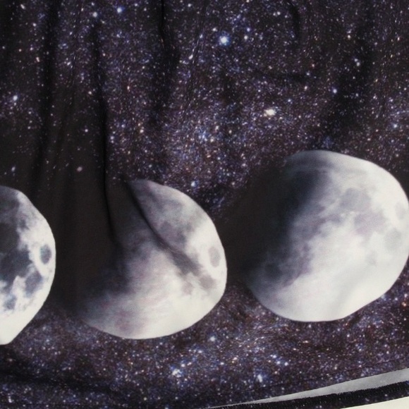 Skirts | Moon Eclipse Skirt Lunar Cosmic Space Universe | Poshmark