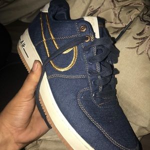Nike | Shoes | Rare Size 1 Premium Af1 Oregon Denim | Poshmark