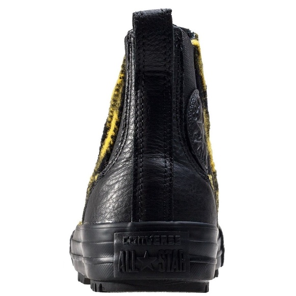 Converse | Shoes | Converse Woolrich Black Yellow Wool Hi Top Sneaker ...